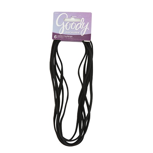 Balaca elástica delgada negra x 6 unds - Leeloo - Personal Care $18.450